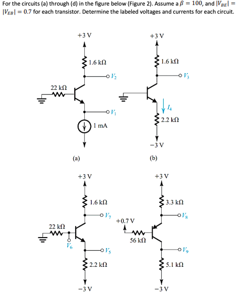 [Solved]: For the circuits (a) through (d) in the figure b