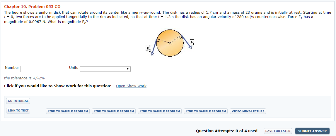 Solved Chapter 10, Problem 053 GO The figure shows a uniform | Chegg.com