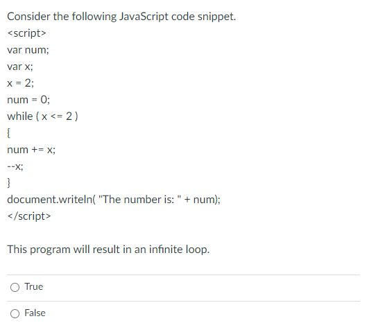 Solved What Will Happen When You Run This Program Var X 