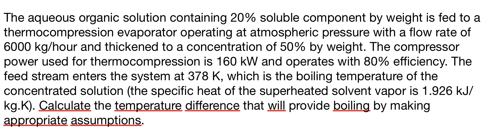 Solved The aqueous organic solution containing 20% soluble | Chegg.com