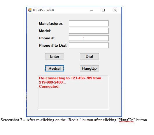 Solved ITS 245 - Integrative Programming Lab 08 - First GUI | Chegg.com