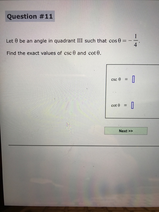 Solved Let theta be an angle in quadrant III such that cos | Chegg.com