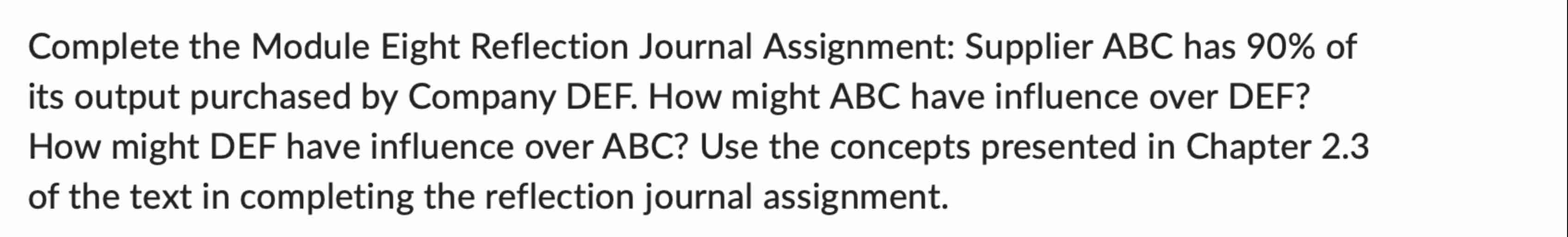 Solved by an EXPERT Complete the Module Eight Reflection Journal | Chegg.com