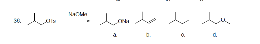 Solved NaoMe 36. . Lone w La OTS a. b. C. d. | Chegg.com
