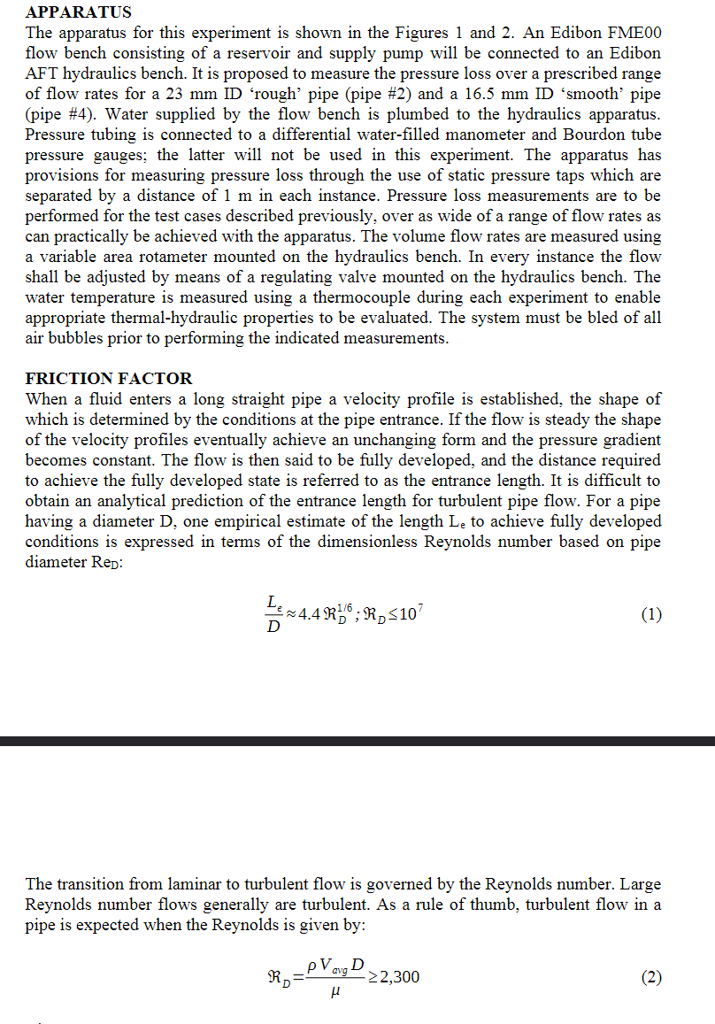 The apparatus for this experiment is shown in the | Chegg.com