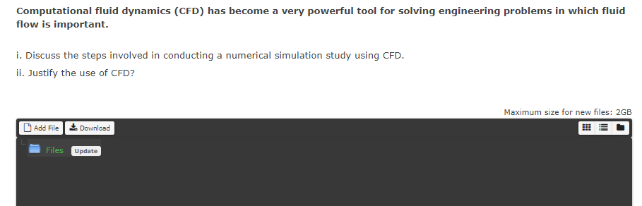 Solved Computational fluid dynamics (CFD) has become a very | Chegg.com
