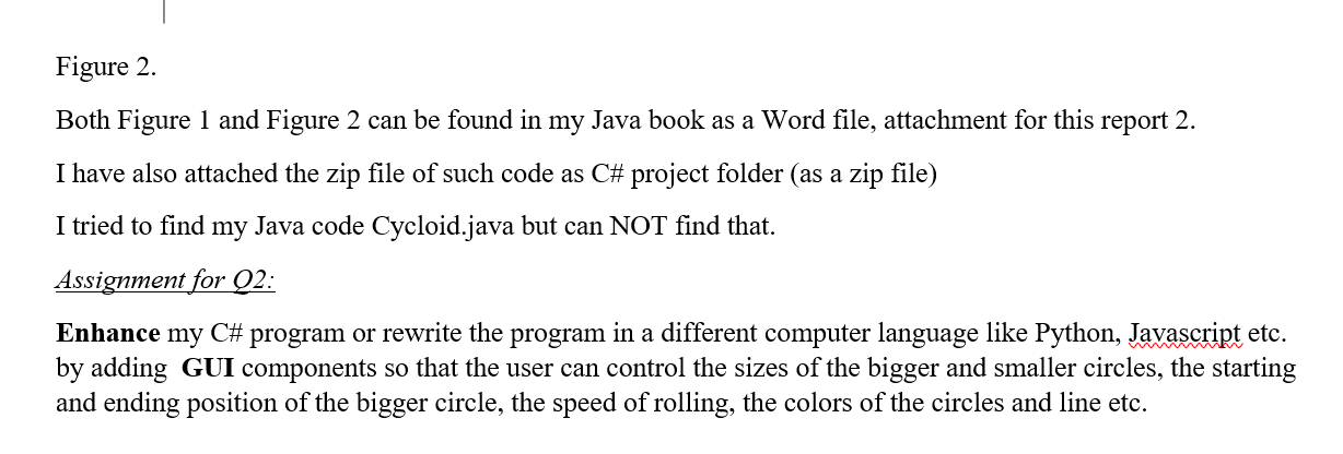 Solved can you add GUI components so that the user | Chegg.com