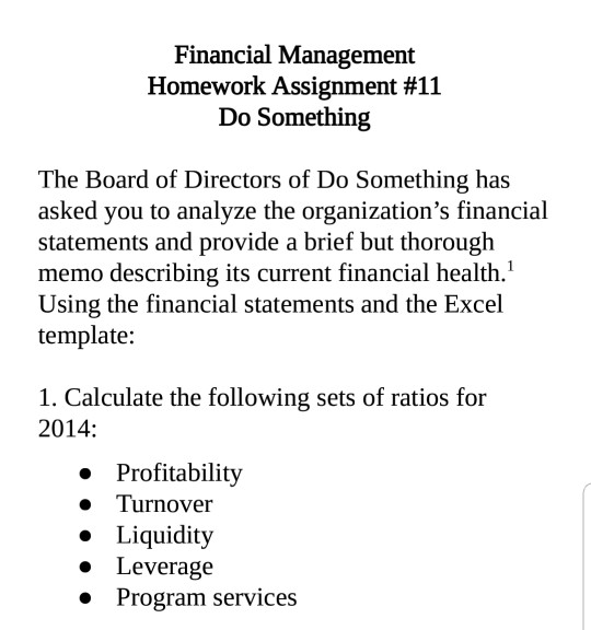 Solved Financial Management Homework Assignment #11 Do | Chegg.com