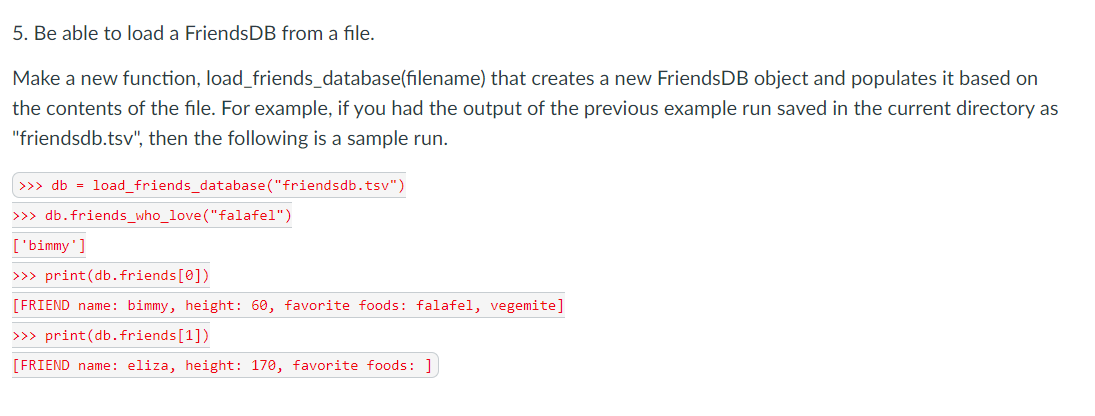 Solved Python previous question: def save(self): | Chegg.com