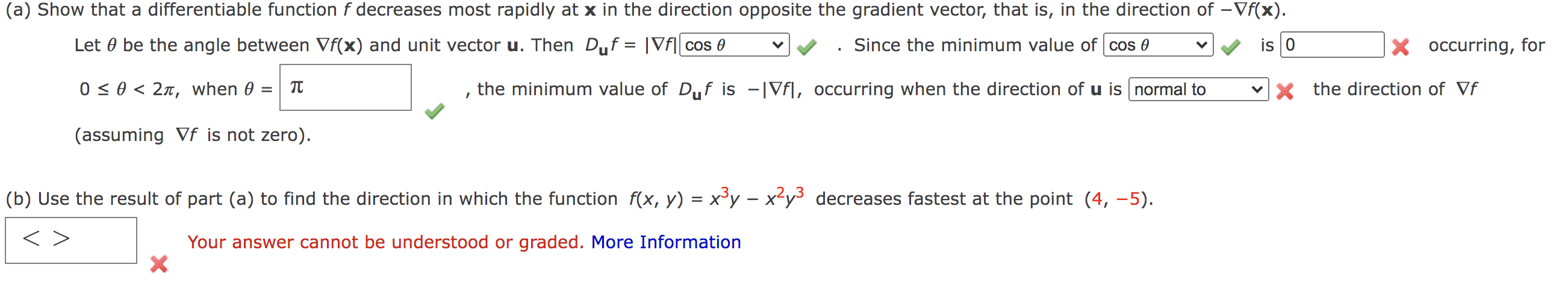 Solved (a) Show that a differentiable function f decreases | Chegg.com