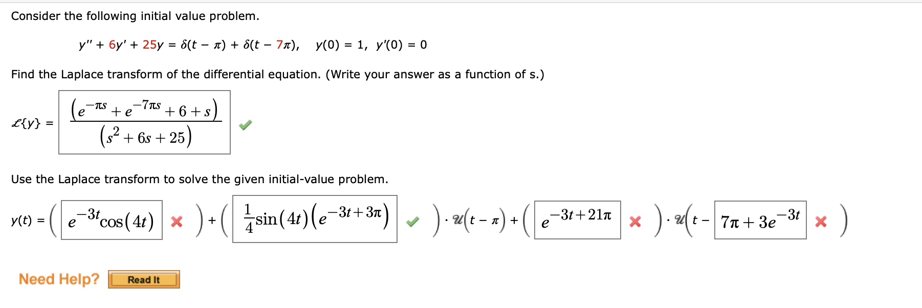 Solved Consider The Following Initial Value Problem 8672