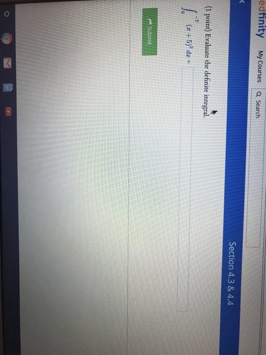 Solved edfinity ?? courses iasearch Section 4.3 &4.4 (1 | Chegg.com
