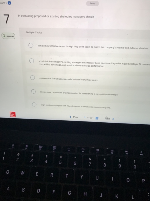 Solved Exam 1 Why are crafting and executing business | Chegg.com