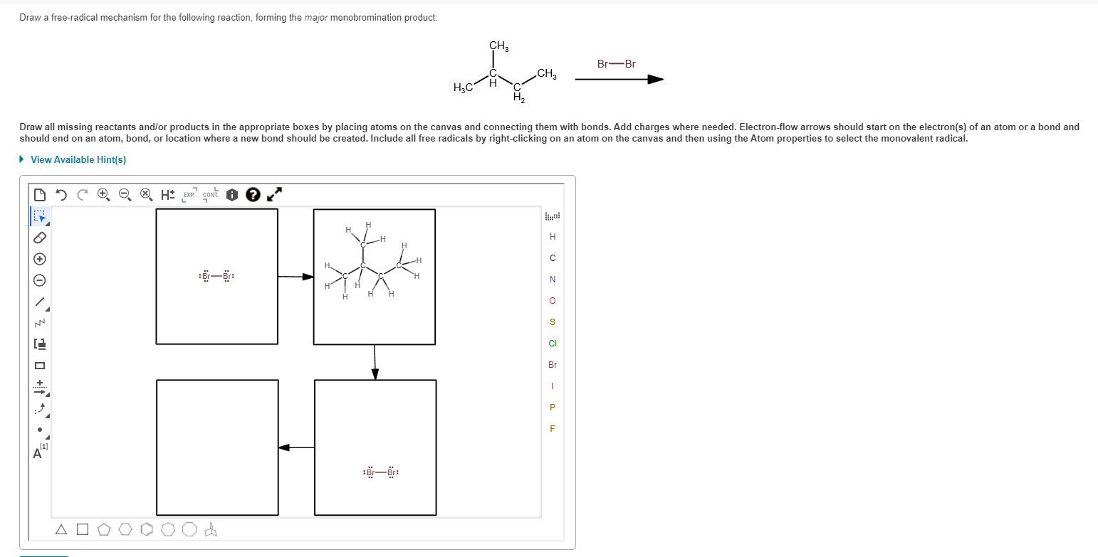 Solved Draw a free-radical mechanism for the following | Chegg.com