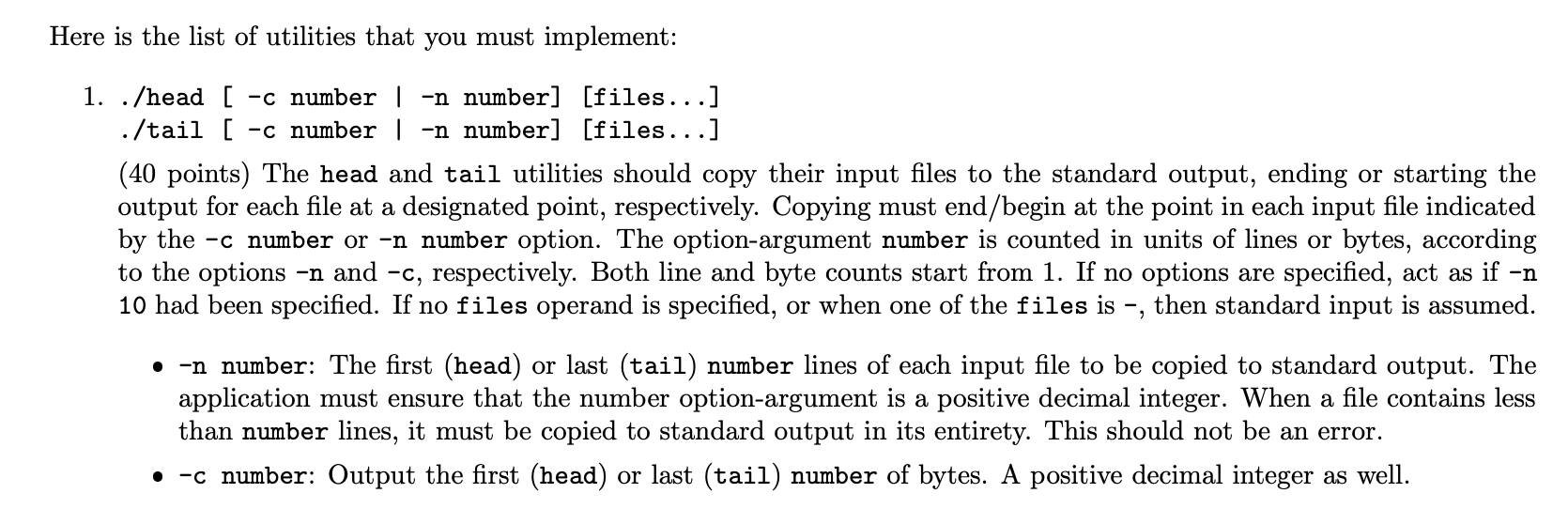 Tasked With Implementing A Collection Of Basic 