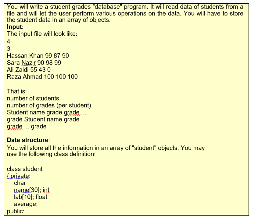 Solved USE C++ to solve the programs and use OOP concept by | Chegg.com