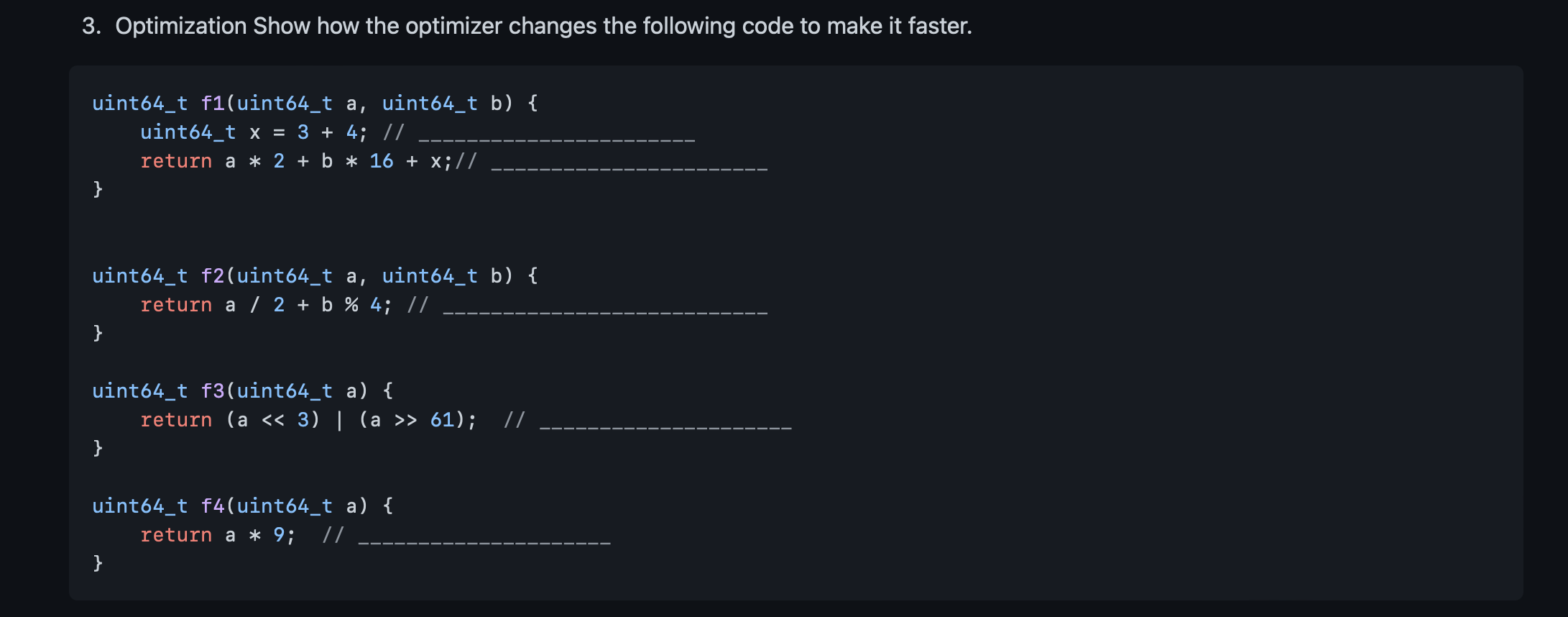 Solved 3. Optimization Show how the optimizer changes the | Chegg.com