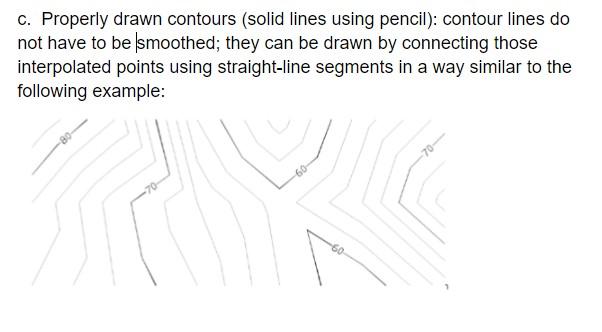 Solved C. Properly drawn contours (solid lines using | Chegg.com