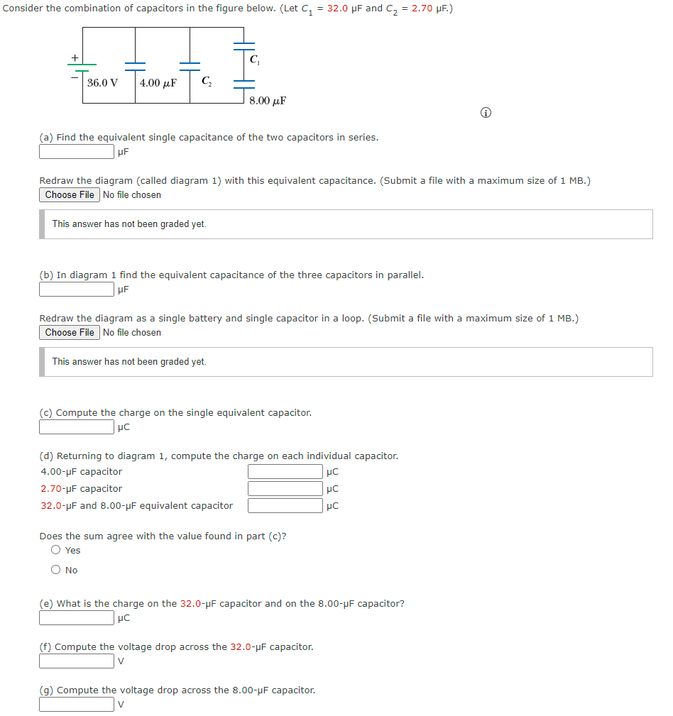 Solved Consider the combination of capacitors in the figure | Chegg.com