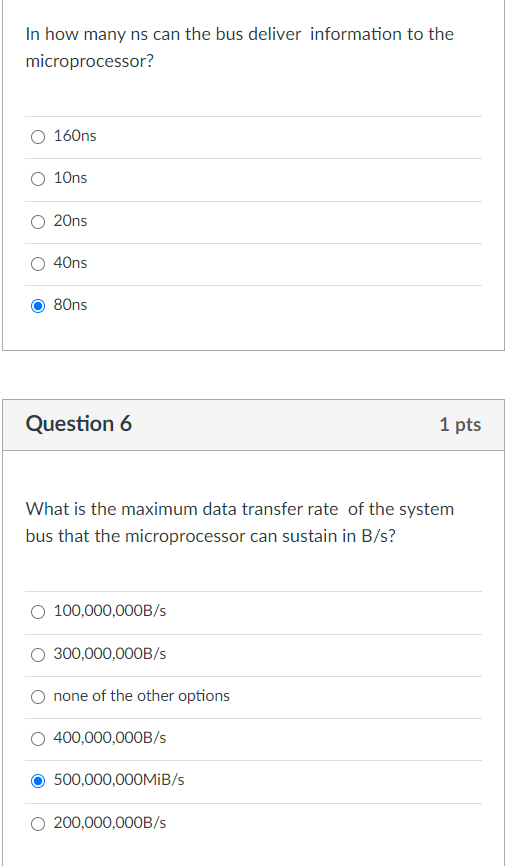 Solved A 64-bit microprocessor is using a 48-bit system bus | Chegg.com