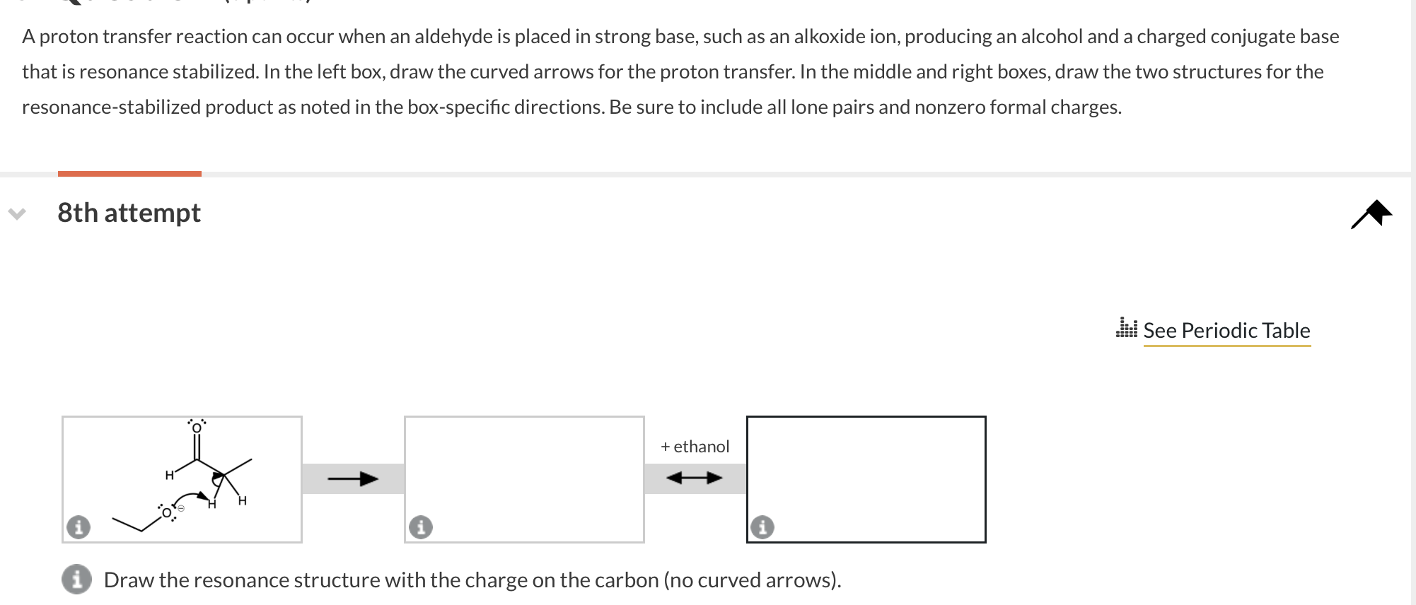 Solved A proton transfer reaction can occur when an aldehyde | Chegg.com
