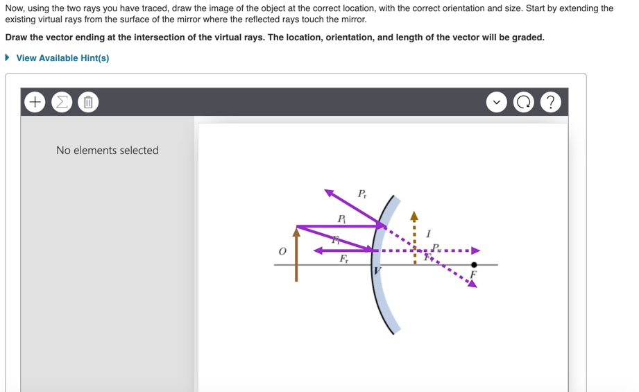 Solved Now, using the two rays you have traced, draw the | Chegg.com