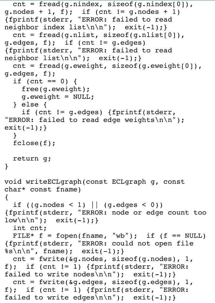 5.1 SSSP Algorithms (50 points] Write a C++ function | Chegg.com