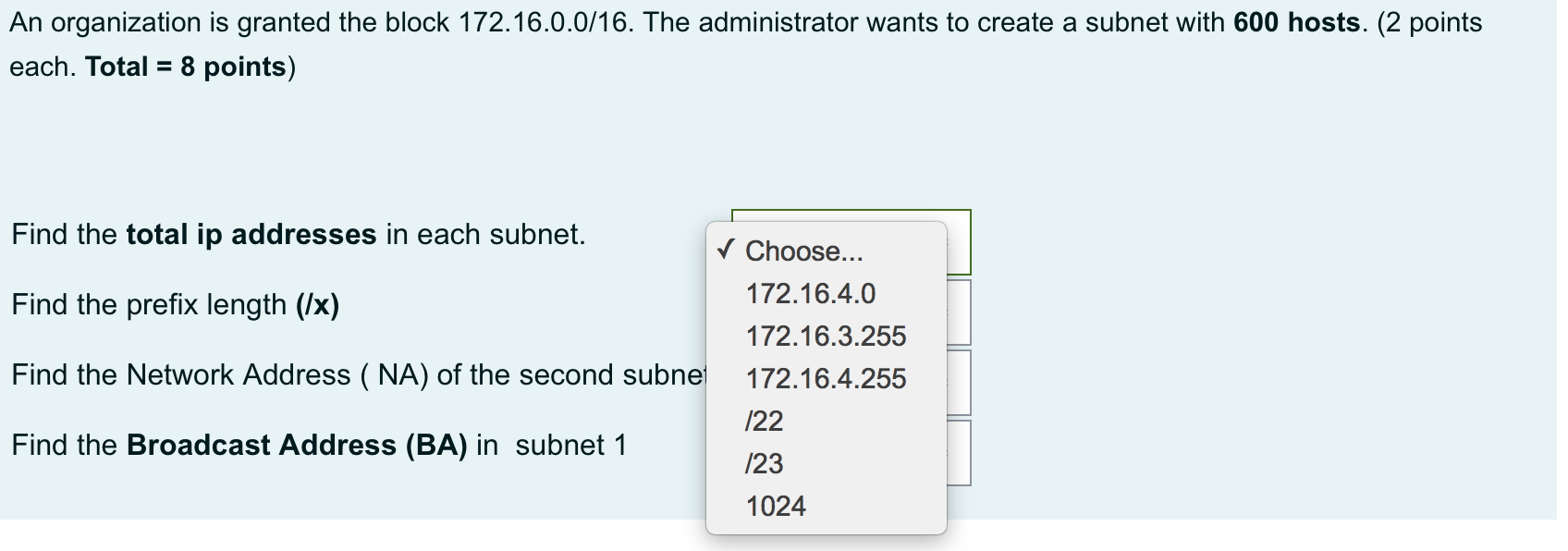 Solved If 10 different end devices are connected to a | Chegg.com
