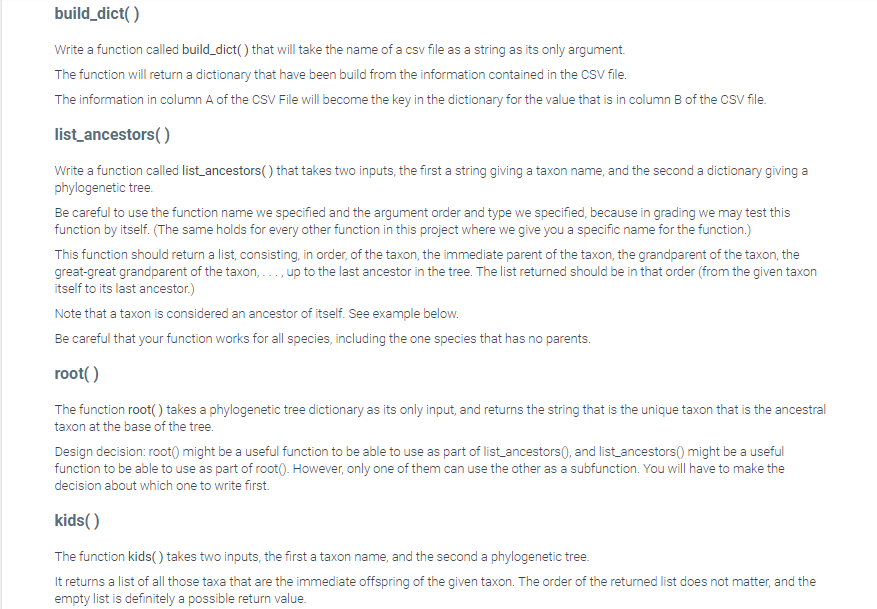 Solved build_dict() Write a function called build_dict() | Chegg.com