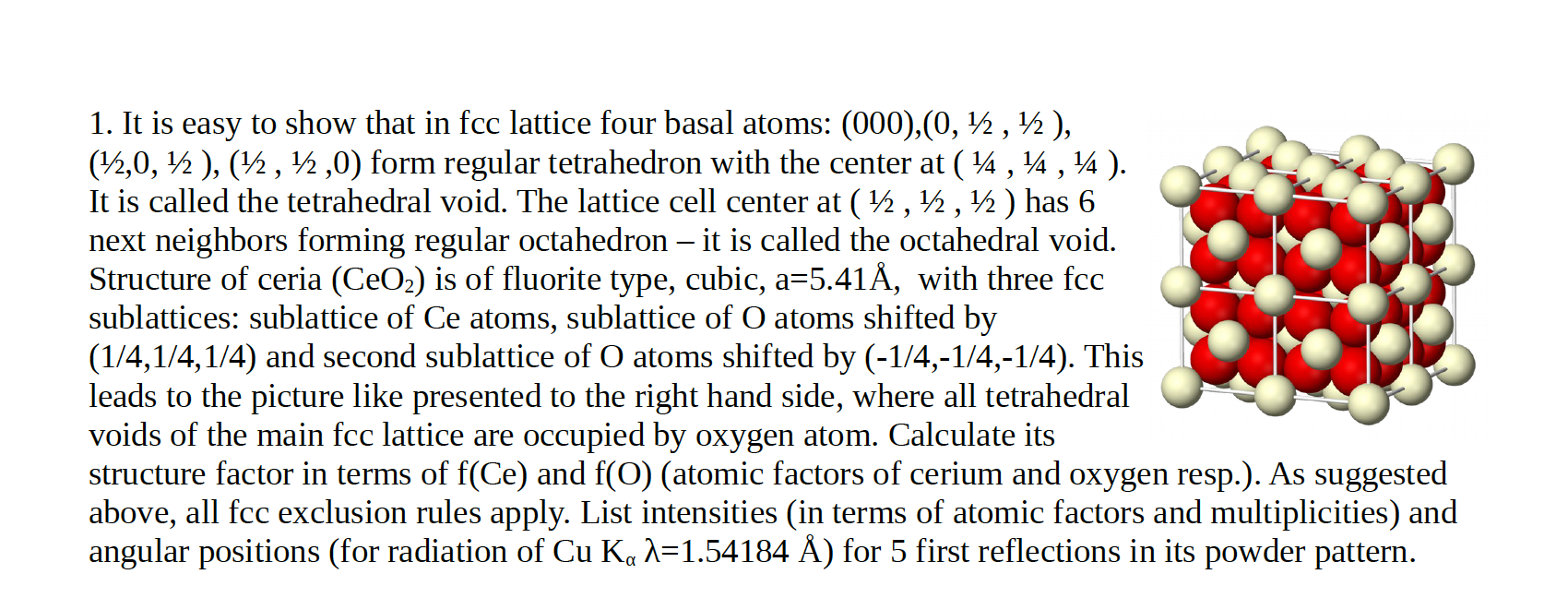 Solved It is easy to show that in fcc lattice four basal | Chegg.com