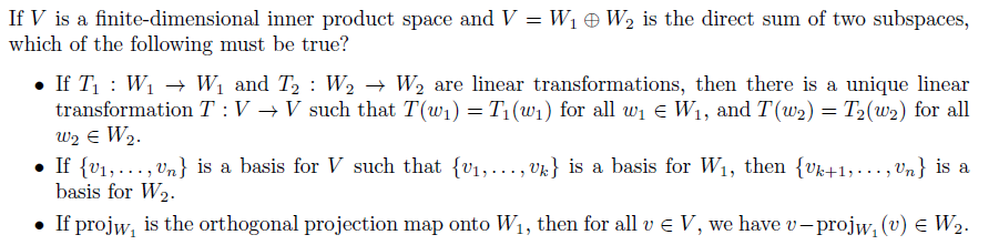 Solved = If V is a finite-dimensional inner product space | Chegg.com