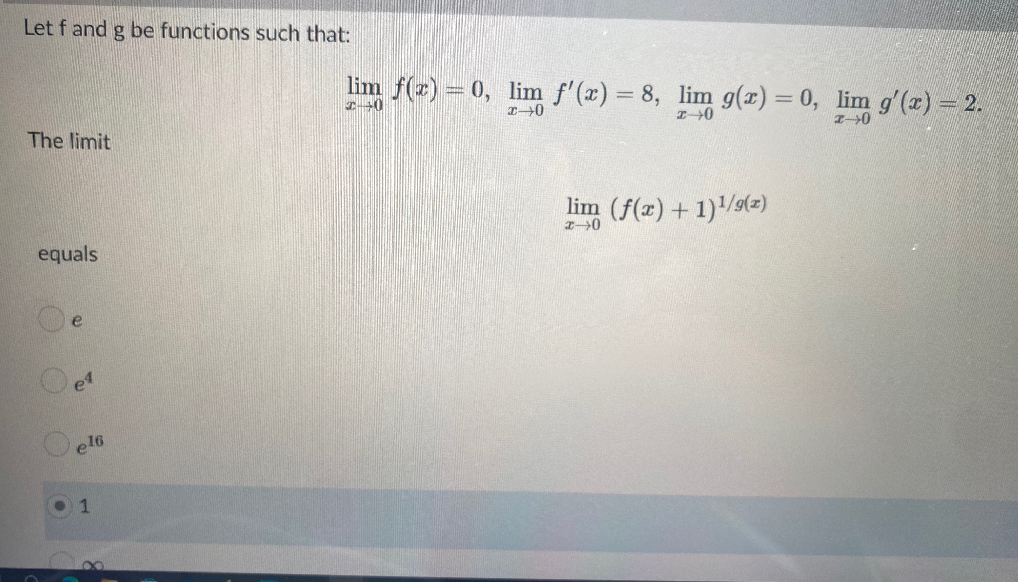 Solved Let fand g be functions such that: lim f(x) = 0, lim | Chegg.com