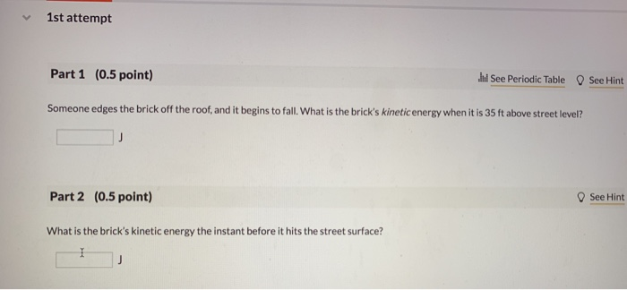 Solved 1st attempt Part 1 (0.5 point) Ihi See Periodic | Chegg.com