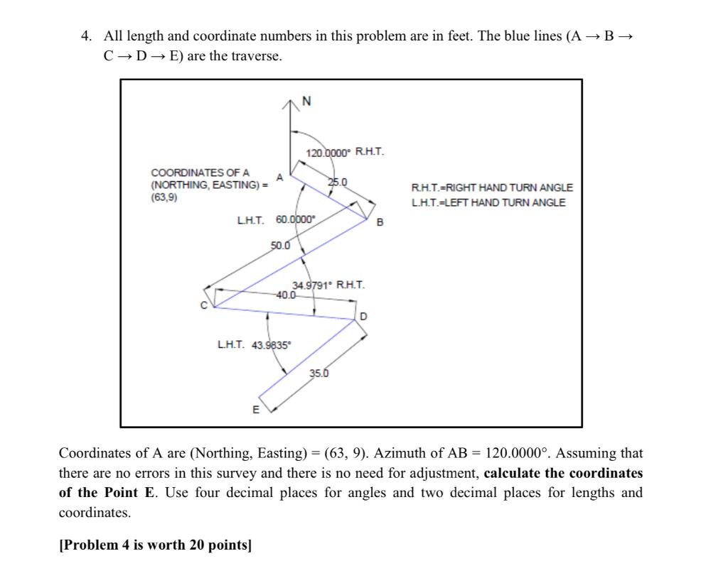 Solved 4. All length and coordinate numbers in this problem | Chegg.com