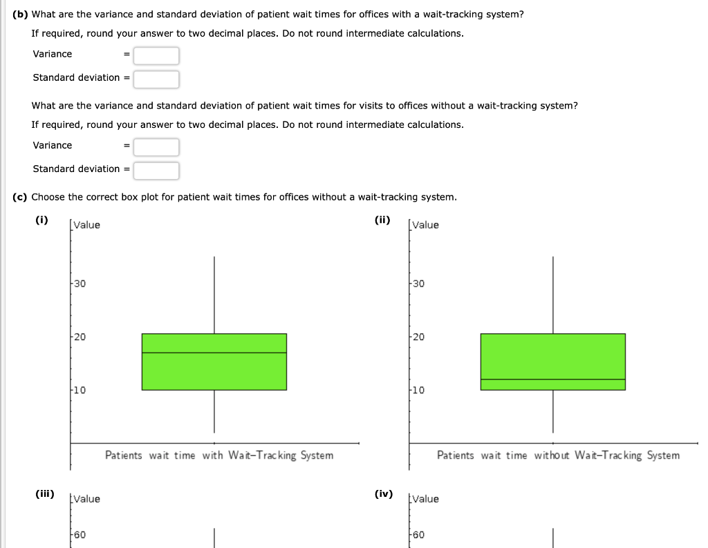Solved Suppose that the average waiting time for a patient | Chegg.com