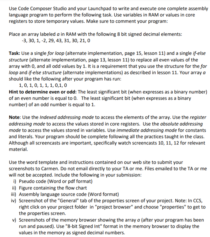 Use Code Composer Studio and your Launchpad to write | Chegg.com