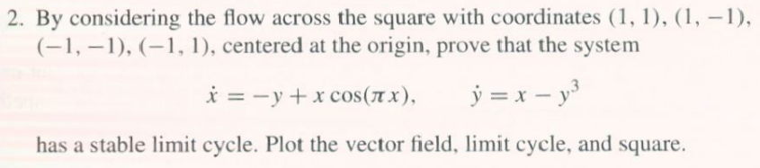 Solved NOTE: This is a DYNAMICAL SYSTEMS question, please | Chegg.com