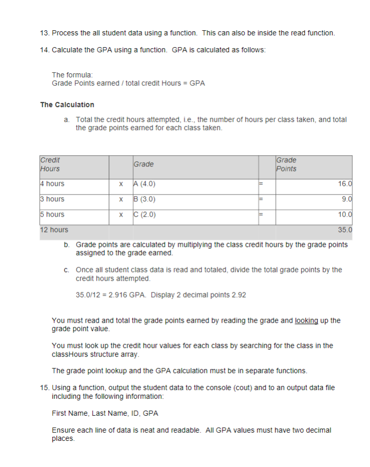 Solved Structures, arrays of structures, functions, header | Chegg.com