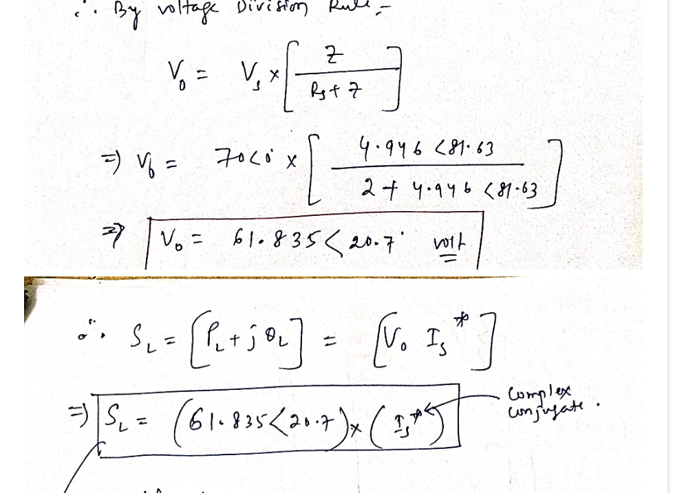 Solved Can you explain the mathematics with this voltage | Chegg.com