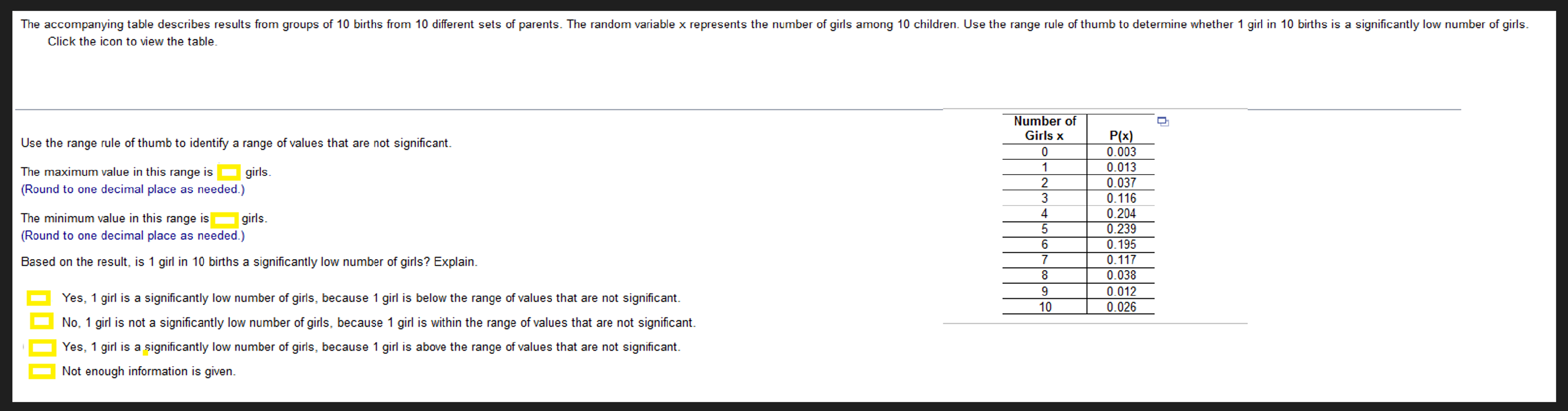 Solved Use the range rule of thumb to identify a range of | Chegg.com