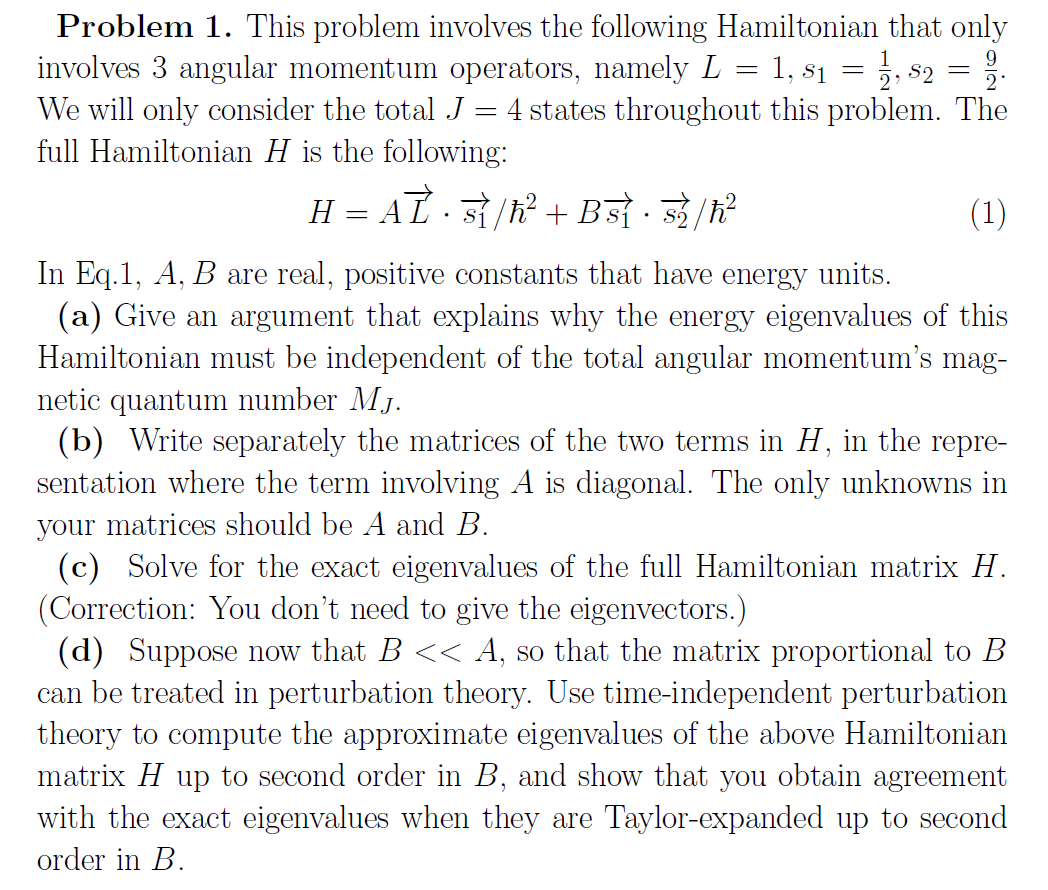 Solved Problem 1. This problem involves the following | Chegg.com
