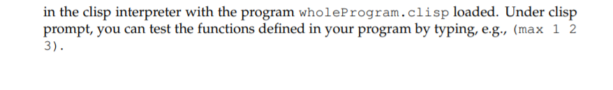 4. Using common lisp (on installation and its use see | Chegg.com