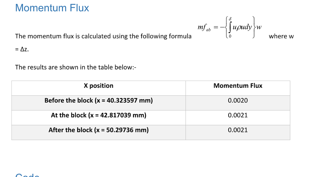 PLEASE FIND THE DRAG FORCE USING MOMENTUM FLUX VOLUME | Chegg.com