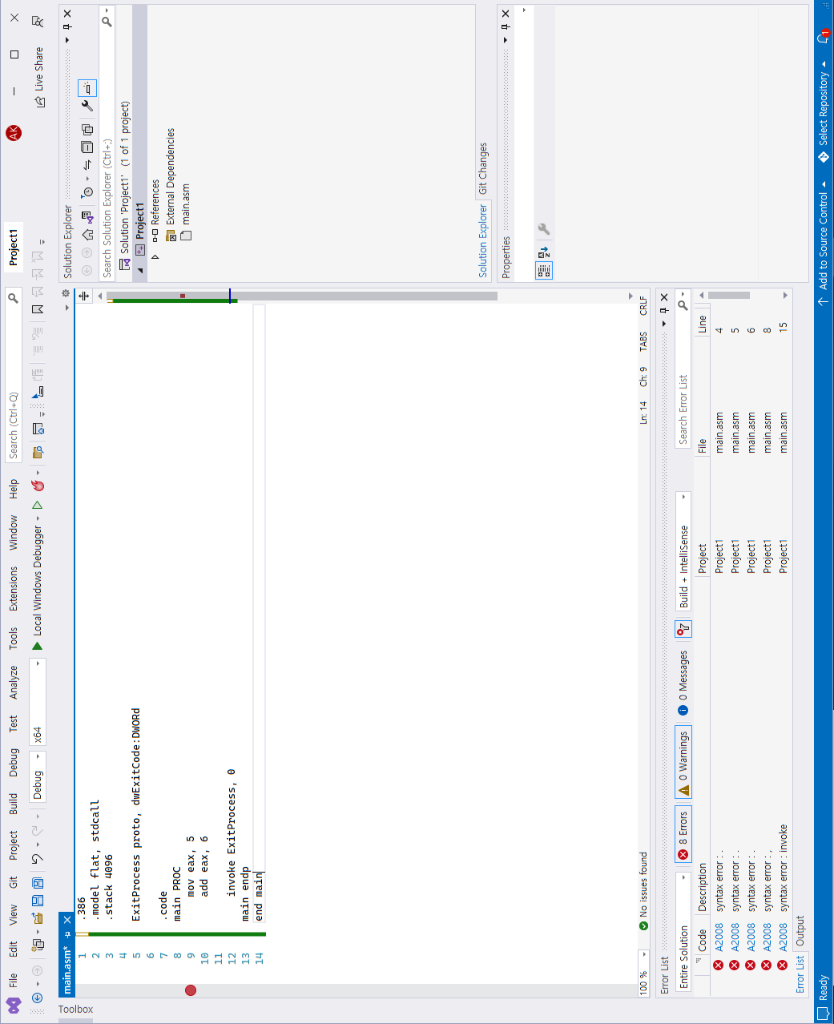 Solved .386 - model flat, stdcall . stack 4096 ExitProcess | Chegg.com