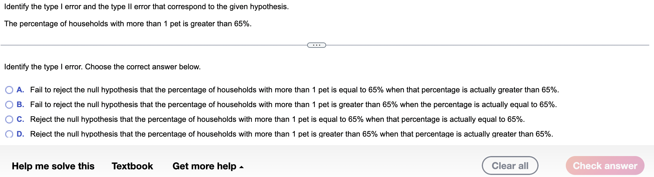 Solved Identify the type I error and the type II error that | Chegg.com