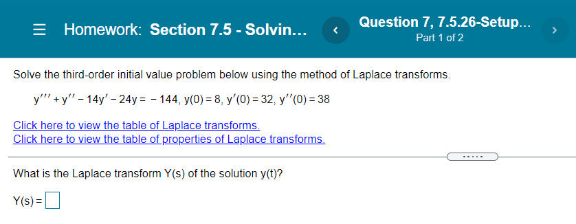 Solved = Homework: Section 7.5 - Solvin...
