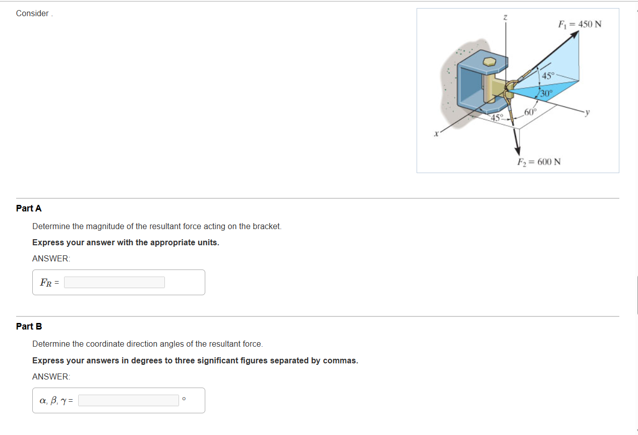 Solved Consider Part Adetermine The Magnitude Of The