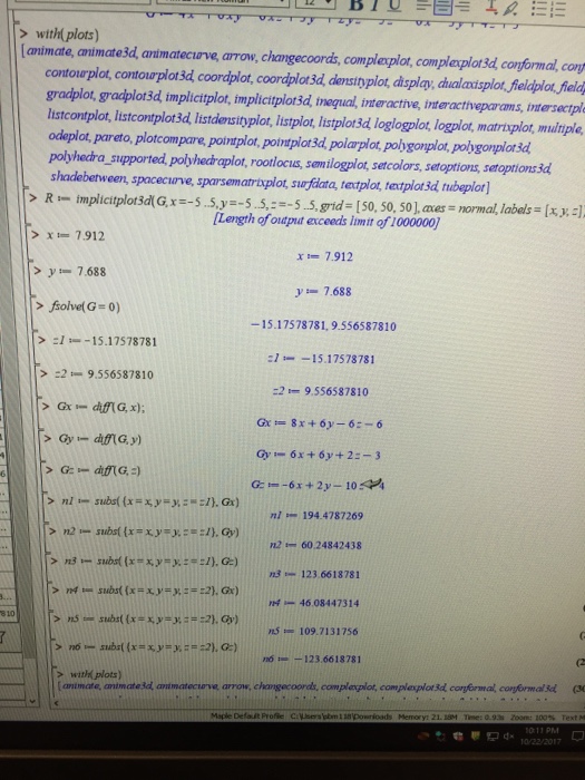 Can't figure out where I went wrong in this maple | Chegg.com