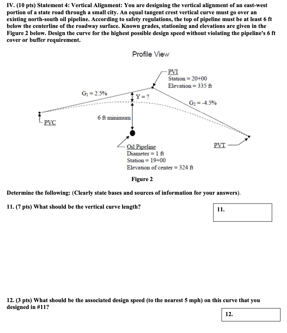 Solved IV. (10 pts) Statement 4: Vertical Alignment: You are | Chegg.com