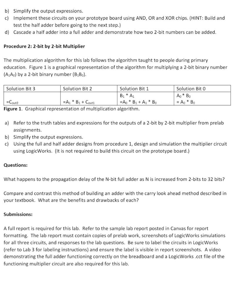 Solved Objectives To Design And Implement A Combinational